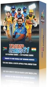 Cricket World Cup Winning Team Cards 2024 India and South Africa Team ...