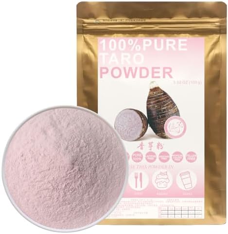 Amazon.com: 100% Natural Pure Taro powder 100g/3.52oz 香芋粉 Taro Dried ...