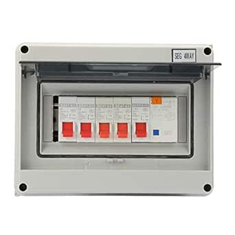 Distribution Box 4 Way Distribution Box Garage Caravan Consumer Unit ...