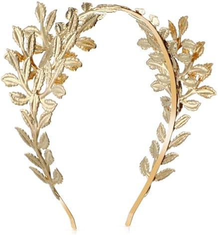 Amazon.com: LALAFINA Goddess Leaf Crown Goddess Leaf Branch Vintage ...