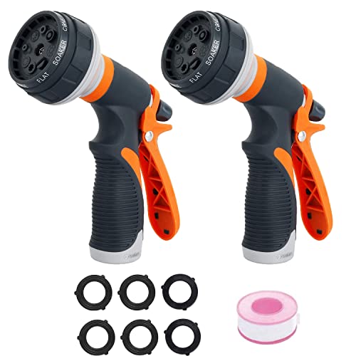 VASLON Lot de 2 buses de tuyau d'arrosage avec 8 modes d'arrosage ...