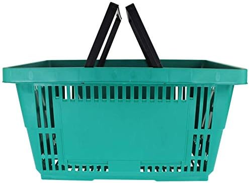 Amazon.com: Plastic Shopping Baskets w/Handles - Quantity 1 - Color ...