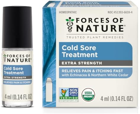 Amazon.com: Forces of Nature Cold Sore Treatment Extra Strength H-Balm ...