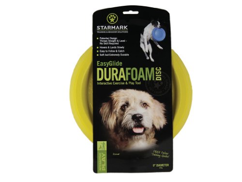 Starmark Easy Glide DuraFoam Flying Disc Dog Toy, Color Varies 9 ...