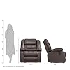 Amazon Brand - Solimo Delphi Single Seater Leatherette Recliner (Brown ...