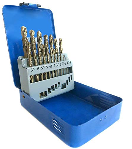 19 Stk Metallbohrer Set 1,0-10 mm, DIN 338, HSS COBALT Spiralbohrer ...
