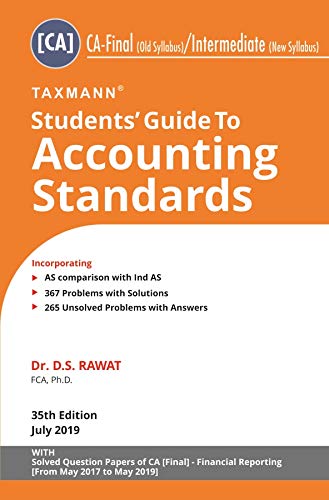 STUDENTS GUIDE TO ACCOUNTING STANDARDS: D. S. RAWAT: 9789388983969 ...