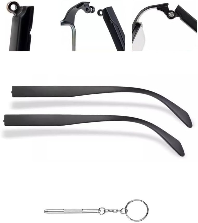 Amazon.com: Glasses Frame Replacement Temple Arm 8mm Eyeglasses Repair ...