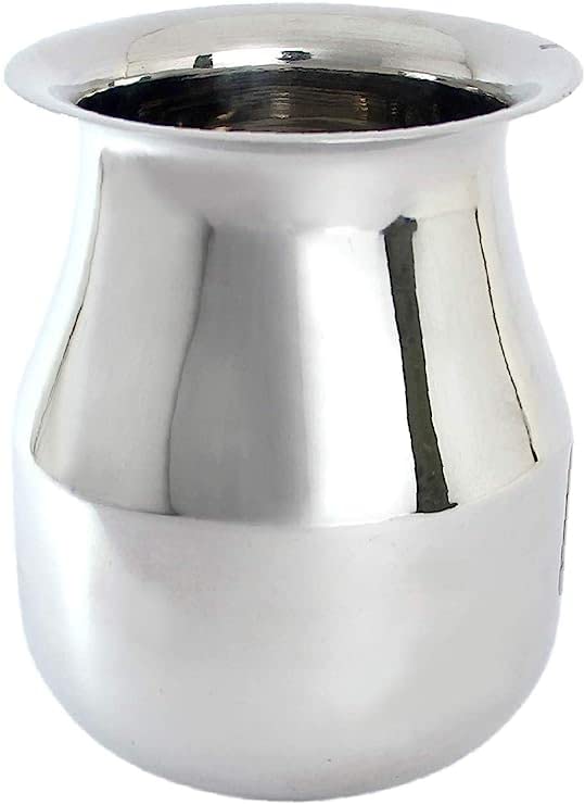 Buy B Tech Bartanwala Stainless Steel Long Neck Parsi Lota Gadvi Puja ...