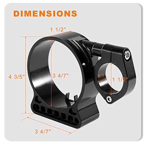 Snapklik.com : EUMTI 39MM Motorcycle Speedometer Side Mount Relocation ...