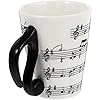Amazon.com: Somswcpass Funny Music Note Coffee Mug 13.5 Oz Ceramic Cup ...