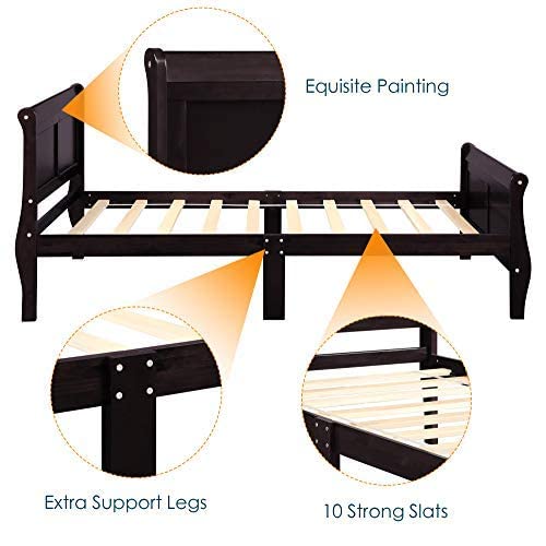 30 Best Sleigh Beds of 2026 (Choice of Sleep Expert) - Cherry Picks