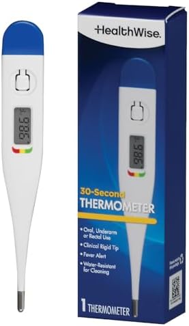 Amazon.com: Healthwise Digital Thermometer | 30-Second Readout ...