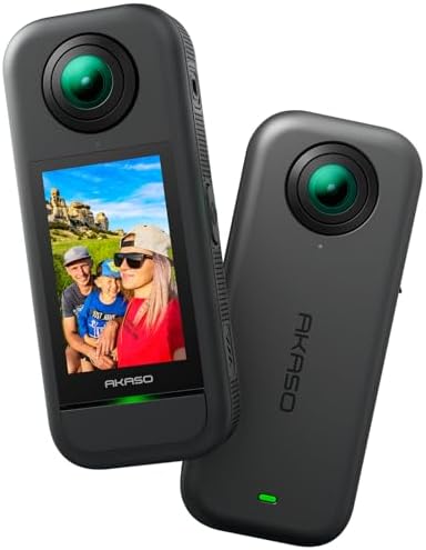 Amazon.com : AKASO 360 Action Camera - 5.7K 360 Video with 1/2" 48MP ...