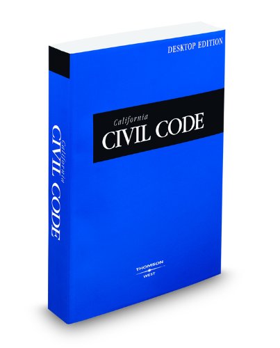 California Civil Code, 2009 ed. (California Desktop Codes): West ...