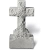 Amazon.com : Kay Berry Rustic Cross Garden Stone : Outdoor Decorative ...