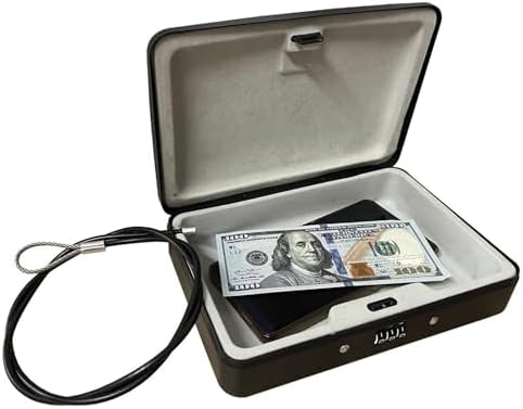 FireKing Mini Safe with Combination Lock, Lock Box for Home, Compact ...