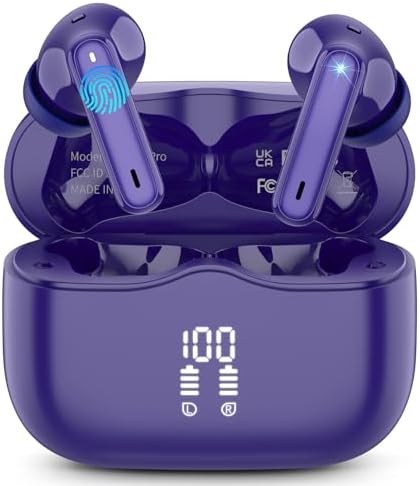 Amazon.com: Wireless Earbuds, Bluetooth 5.4 Headphones in Ear with HiFi ...