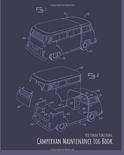 Buy Campervan Maintenance Log Book: For Motorhomes, Campers, RVs and ...