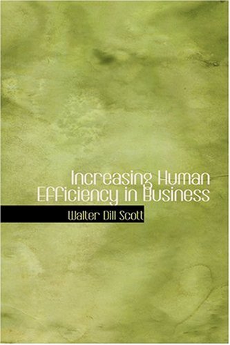 Increasing Human Efficiency in Business : Amazon.in: Books