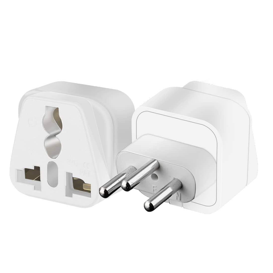 Amazon.com: Strhowill (2pack) Switzerland Standard 3 pin Plug to a ...
