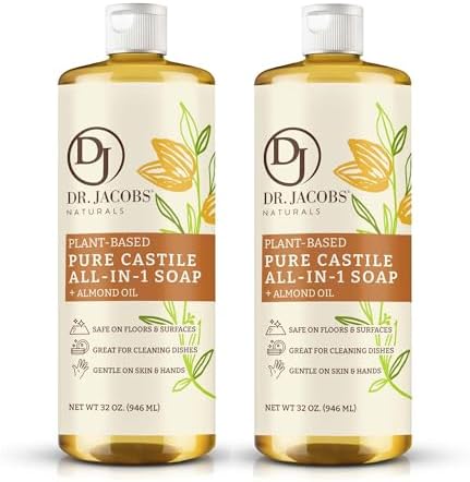 Amazon.com: Dr. Jacobs Naturals Almond Castile All-In-One Cleaner and ...