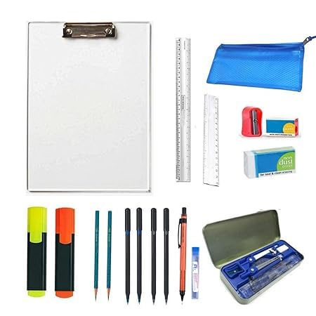 ABS Transparent Exam pad and Stationery Items for Attending ...