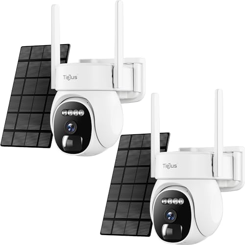 Amazon.com : LETSCEE Cameras for Home Security Wireless Outdoor Solar ...