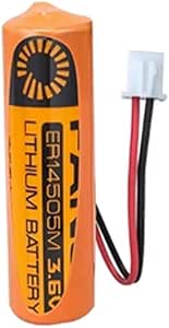 Amazon.com: BALOLO (1-Pack) ER14505M 3.6V 2200mAh Li-SOCL₂ Non-Rechargeable Lithium Battery for ...