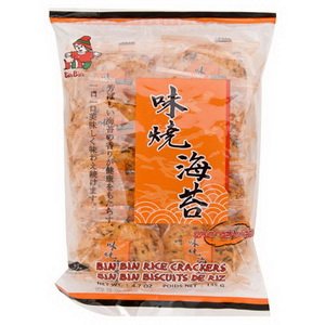 Amazon.com: Binbin Rice Cracker Spicy Seaweed 135g. : Grocery & Gourmet ...