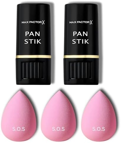 Amazon.com : Max Factor Pan Stik Foundation 012 True Beige (Pack of 2 ...