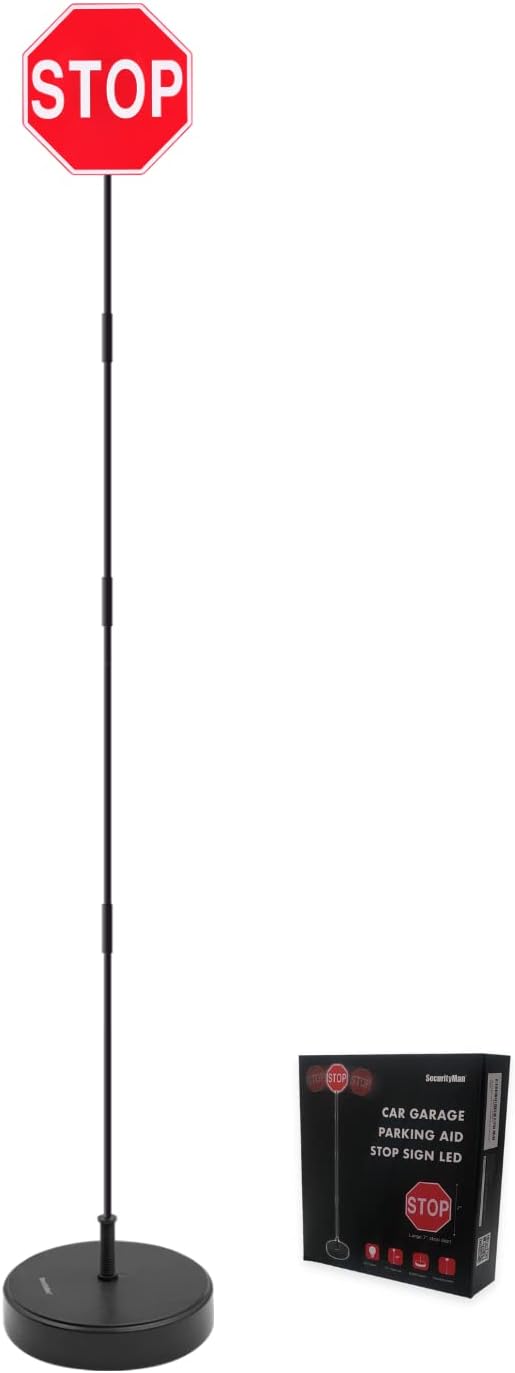 Amazon.com: LED Stop Sign Parking Assistant for Garage with Flashing ...