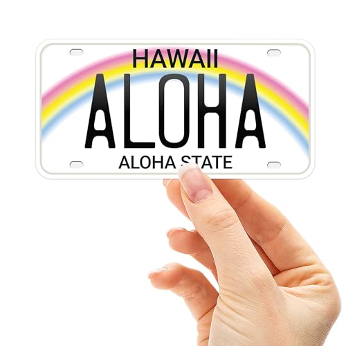 Amazon.com: Hawaii Bumper Stickers for Car with 8 Hawaiian Cities ...