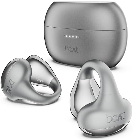 boAt Airdopes Loop OWS Earbuds w/Clip-On Fit, Air Conduction Tech ...