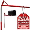 Amazon.com: SwingClear, Mailbox Support Post with Swinging Boom Arm, No ...