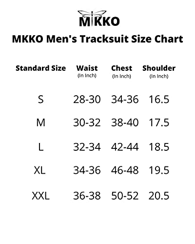 Buy MKKO Men Polyester Regular Fit Black Colour Sports Lounge Wear ...