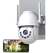 Amazon.com : JOOAN 5G 2.4G Dual WiFi Security Camera Outdoor 2K Dual ...