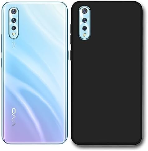 Carrywrap Rubber Back Cover Case For Vivo S1/ Vivo Z1X,Black : Amazon.in: Electronics