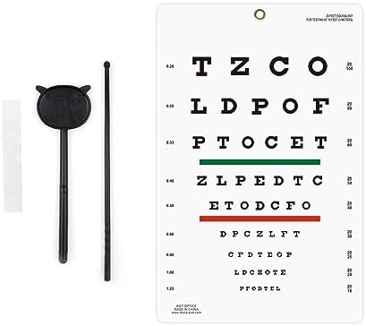 Amazon.com: AISITESY Eye Chart Snellen Eye Chart Wall ChartSnellen ...