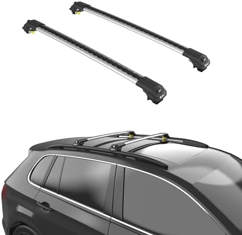 Amazon.com: TURTLE Roof Rack Cross Bars, Air1 Compatible with, Subaru ...