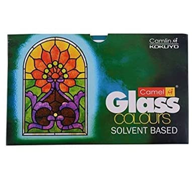 Camel Glass Colours Solvent Based X 20ml 5 Shades Unique : Amazon.in ...