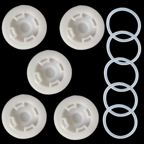 Amazon.com: 5 pack 2” Fine Thread Bung Cap,Thread Caps with Gasket,Poly ...