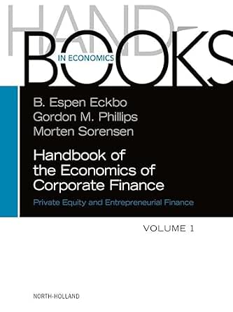 Amazon.com: Handbook of the Economics of Corporate Finance: Private ...