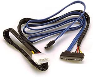 Amazon.com: 22 Pin SATA 2.5 Inch Drive Power and SATA Data Cable ...