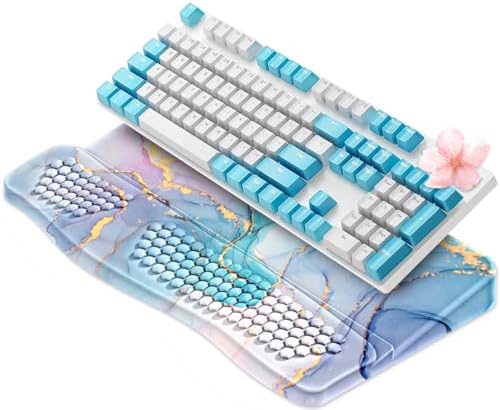 Amazon.com : JIKIOU Keyboard Stand with Wrist Rest, Computer Keyboard ...