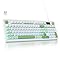 Amazon.com: Owpkeenthy 96% Wireless Matcha Green Keyboard with Number ...