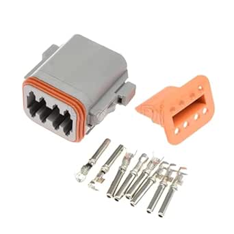 Amazon.com: 1-20 Kits 8 Pin DT Series 22-16AWG Male Female Waterproof ...
