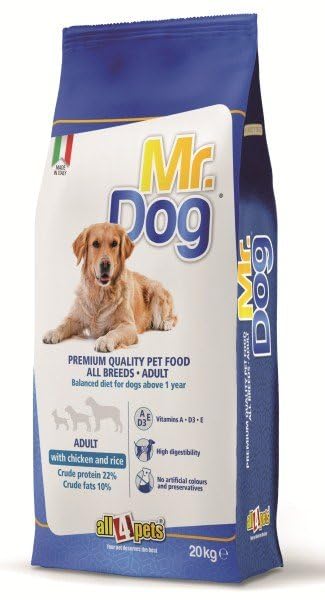 Mr Dog All Breeds Adult with Chicken & Rice 20kg : Amazon.in: Pet Supplies