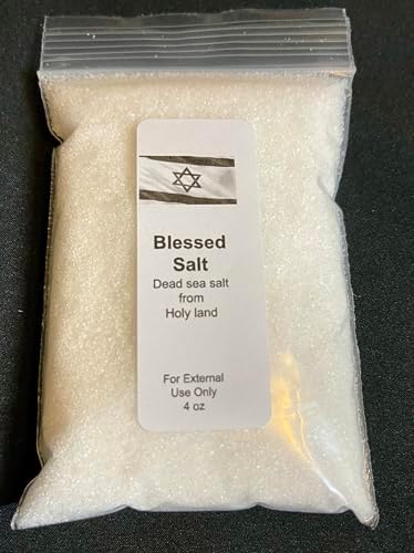 Amazon.com: Blessed Dead Sea Salt from Holy Land, Home Blessing - car ...