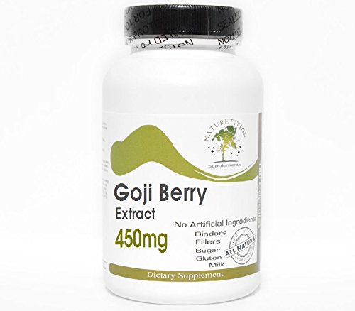 Amazon.com: Goji Berry Extract 450mg ~ 90 Capsules - No Additives ...